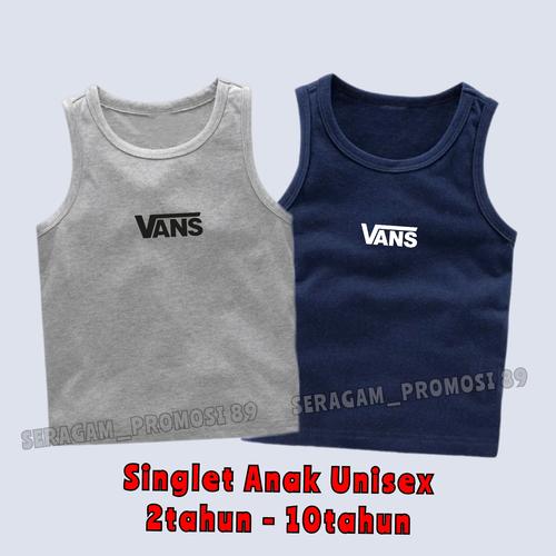 Jual Singlet Anak Katun Unisex 2th-10th Pakaian Atasan Kaos Dalam ...