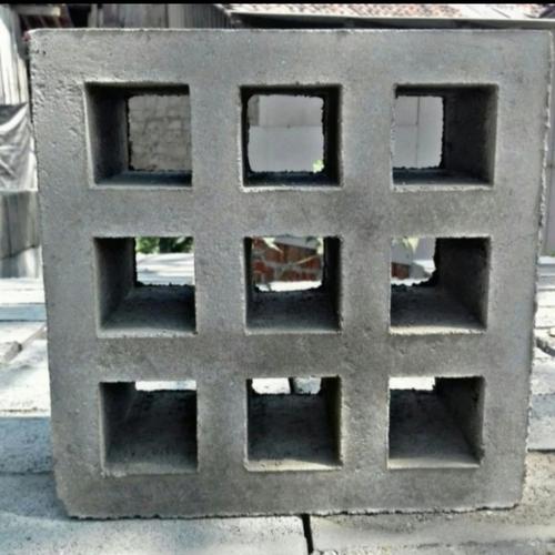 Jual Roster minimalis/Loster beton/ventilasi udara motif kotak 9 - Kota ...