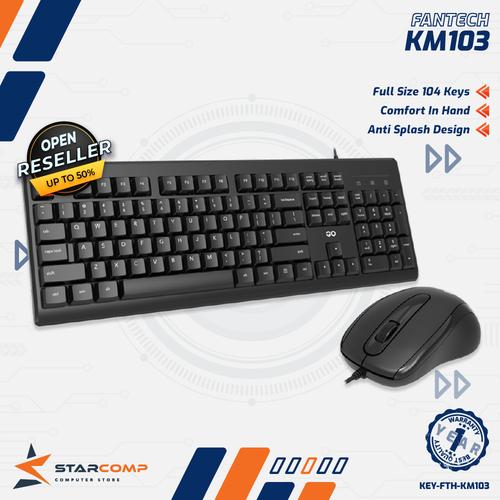 Jual Fantech Go KM103 Keyboard Mouse Office Combo Kabel - Kab. Sleman ...