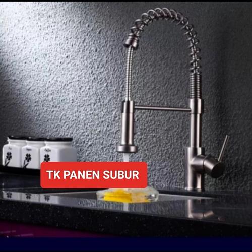 Jual Kran Pantry panas dingin stainless kran cuci piring tarik ...