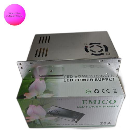 Jual Power supply 12 Volt 20 Ampere Dengan kipas pendingin /12V 20A ...