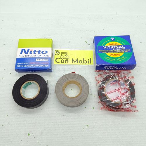 Jual Solasiban Nitto Hitam. putih abu2 hijau dan tranparan Made in ...