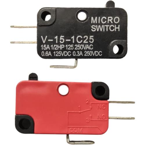 Jual V-15-1C25 AC 250V 15A Micro Limit Switch Button SPDT Self Reset AR72 - Jakarta Pusat ...