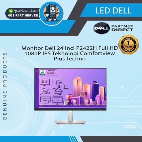 Jual Dell P2422H Teknologi ComfortView Plus 23,8 inci Monitor IPS 60Hz ...