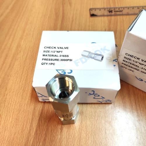 Jual FD-LOK check valve 1" inch Drat NPT stainless Steel ss316 ...