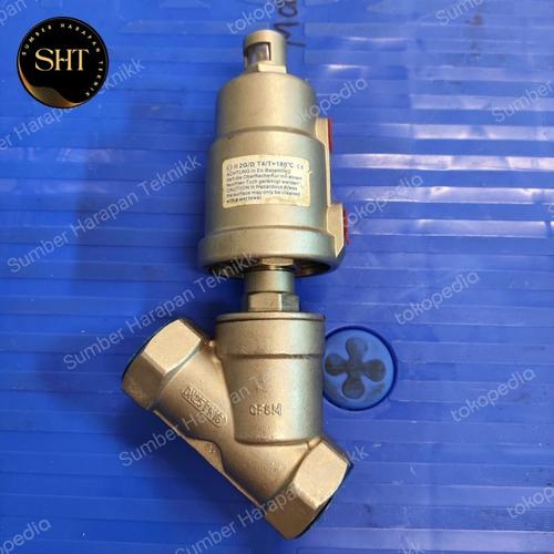 Jual 1"Inch Angle Seat Valve Stainless SS316 PN16/Angle Valve Piston ...