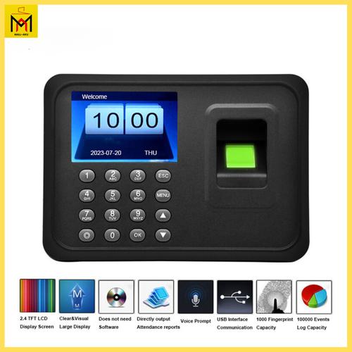 Promo Mesin Absen Sidik Jari Biometric Attendance Fingerprint 1000 ...