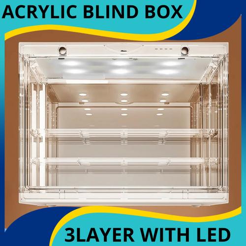 Jual RAK KOTAK DISPLAY ACTION FIGURE MULTIFUNGSI DISPLAY BOX LED 3 ...