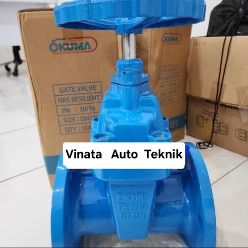 Jual Gate Valve 16" Inch DN 400 Resilient Ductile Iron Flange PN 16 ...