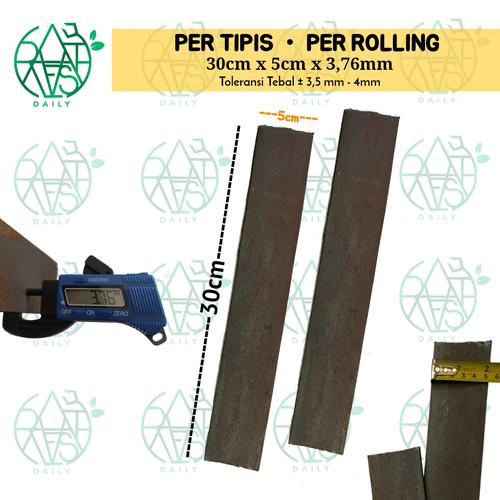 Jual (30cm x 5cm) Per Rolling Daun Per Tipis Bahan Sabit Pisau - Kab ...