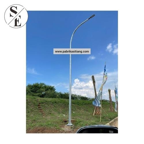 Jual Ready Stock Tiang PJU Oktagonal 6M Single Parabola 6 Meter ...