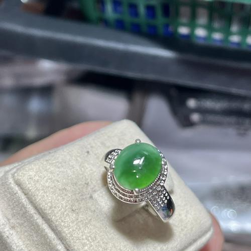 Jual Giok jadeite feicui tipeA cincin dim ring 18.5mm 0808 - Kab ...