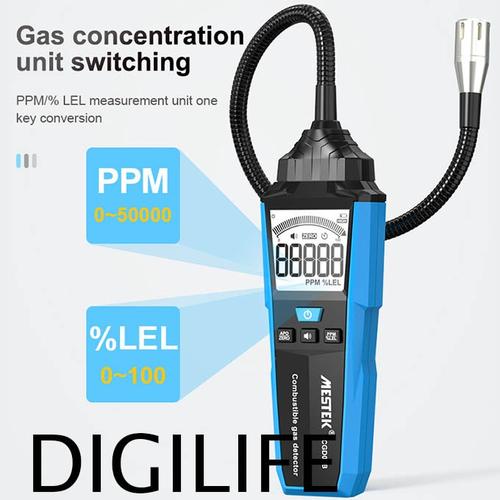 Jual Gas Leak Detector CH4 LPG Methane Ethane Monitor Mestek CGD02B ...