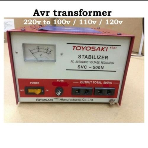 Jual Stabilizer Step Down 500Watt 220v to 100v 105v 110v 115v 120v 125v ...