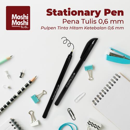 Jual Stationary Pen Ink 0,6 mm Pena Peralatan Tulis Pulpen Saku Tinta ...