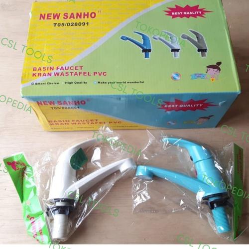 Jual Kran PVC Wastafel Cuci Tangan New SANHO - Kran PVC Wastafel Up ...