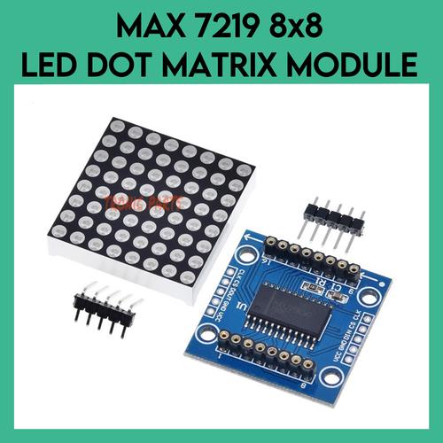 Jual MAX7219 LED Dot Matrix 8x8 Display Module MAX 7219 8x8 Running ...