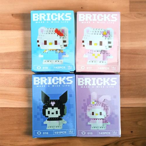 Jual Mainan puzzle brick Sanrio - brick figure murah - satuan- brick ...