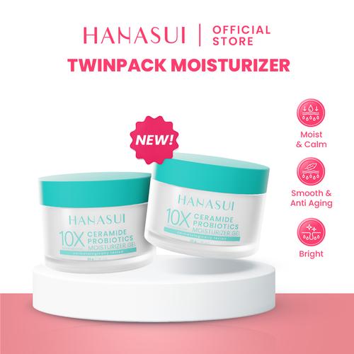 Promo Hanasui Ceramide Probiotics Moisturizer Gel Twinpack - Kab ...