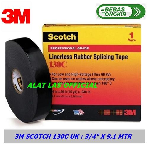 Jual 3M Isolasi Scotch Rubber 130C Size 3/4 in x 30 Feet - Jakarta ...