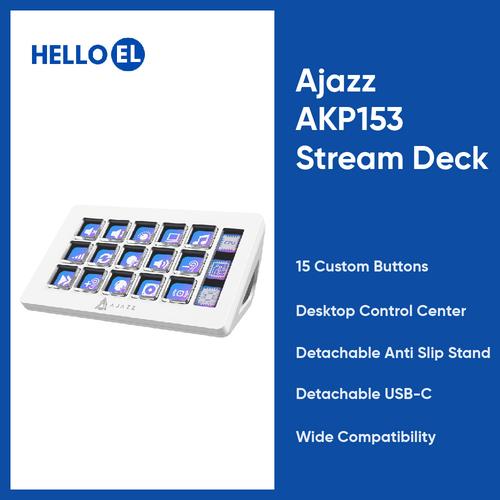 Jual Ajazz AKP153 Stream Deck 15 Macro Keys Desktop Controller - Kota ...