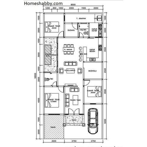 Jual Konsep denah rumah dengan model modern masa kini - Kab. Sidoarjo ...