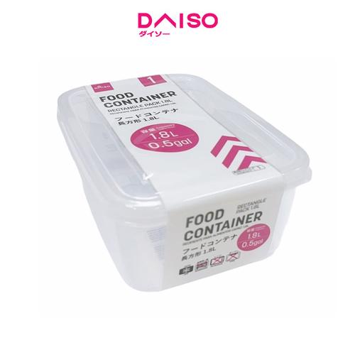 Jual Daiso Food Container-Rectangle pack 1-1.8L-0.5gal- - Jakarta Utara ...