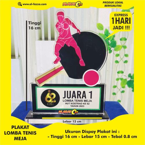 Jual PLAKAT AKRILIK LOMBA TENIS MEJA - Kota Bogor - PLAKATOKE | Tokopedia
