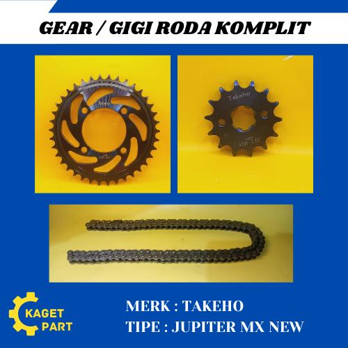 Jual GEAR / GIGI RODA KOMPLIT MERK TAKEHO TIPE JUPITER MX NEW - Jakarta ...