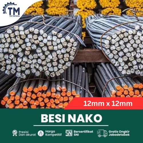 Jual Besi Nako 12mm x 12mm Panjang 6 Meter Square Bar As Kotak - Kab ...