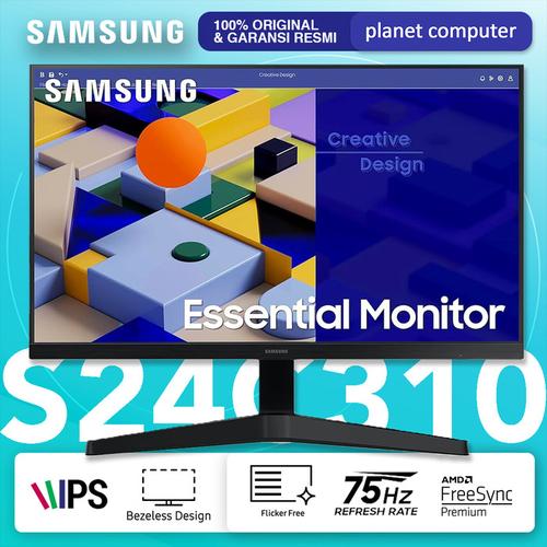 Jual Monitor LED SAMSUNG 24" IPS 1080p FHD 75Hz HDMI Freesync - Kota ...