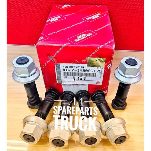 Jual Hub Bolt Kit RR Kuzer Part No. K677-IA308617D / Baut Roda ...