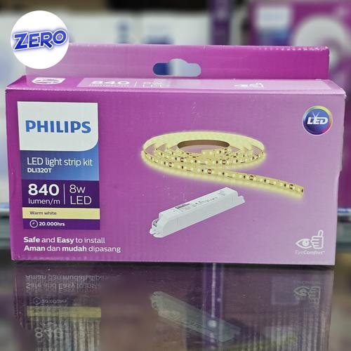 Jual LED STRIP PHILIPS 5M + TRAVO 8W WARM WHITE LED STRIP PHILIPS ...