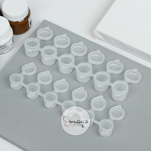Jual Pot Kecil Tempat 6 x 5ml Tube Botol Wadah Container Cat Lukis ...