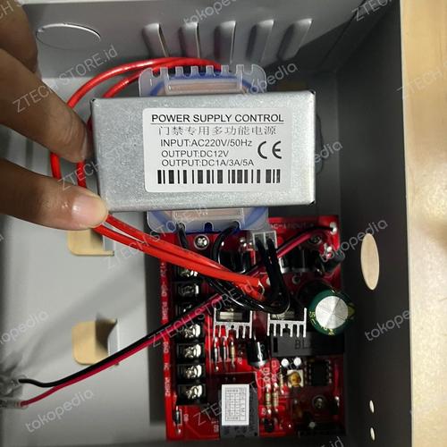 Jual Power Supply Box Access Control 12V 5A + space Baterai Aki Backup - PSU BOX ONLY - Kota ...