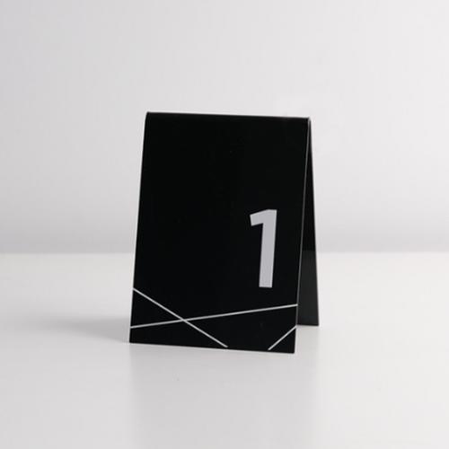 Jual Nomor Meja Akrilik Table Number Nomer Kafe Acrylic Stand Meja ...