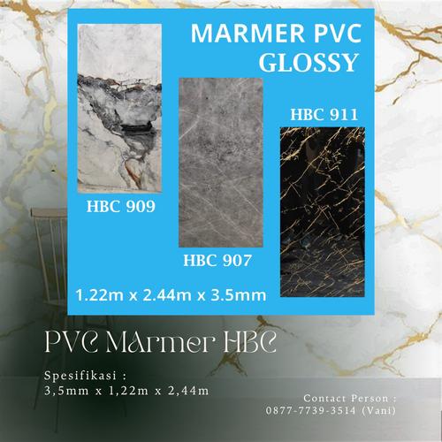 Jual MARMER PVC BY HBC 3,5MM X 122CM X 244CM / DEKORASI DINDING ...