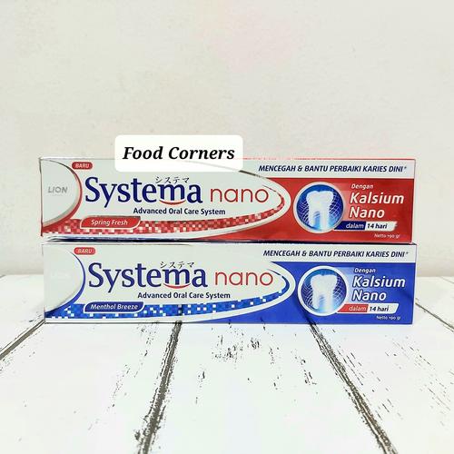 Jual SYSTEMA Nano Pasta Gigi Kalsium 190 gr Menthol Breeze / Spring ...