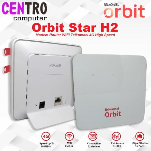 Jual Orbit Star H2 Modem Router WiFi Telkomsel 4G High Speed - Kota ...