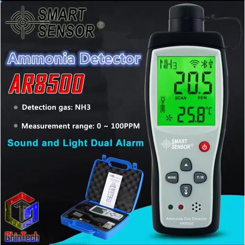 Jual Ammonia Gas Detector NH3 Smart Sensor AR8500 Amonia Tester AR 8500 ...