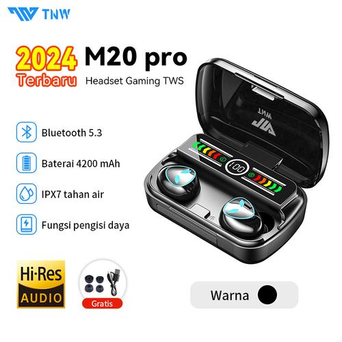 Jual TNW M20Pro Bluetooth Earphone LED Power Display TWS Earbuds In Ear ...