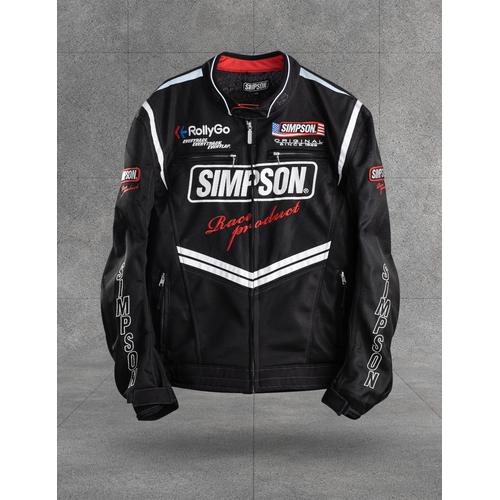 Jual Simpson Rider's Mesh Jacket NSM C-01 - Black White, 4L - Jakarta Selatan - REGS.ID | Tokopedia