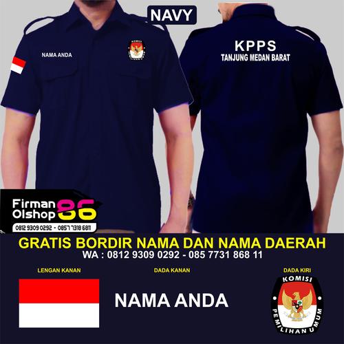 Jual BIG SIZE Kemeja KPPS baju KPPS seragam KPPS LENGAN PENDEK phl pdh ...
