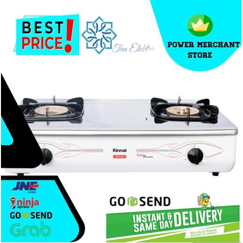 Jual RINNAI RI-712T Kompor Gas Dua Tungku Stainless Turbo Burner ...