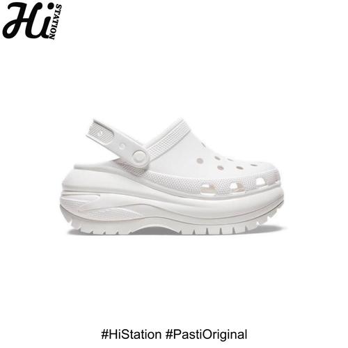 Jual Crocs Mega Crush Clog Unisex White - 207988-100 - M7W9 - Kota ...