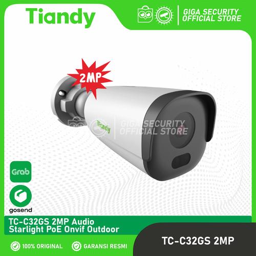 Jual IP CAMERA CCTV TIANDY TC-C32GS 2MP AUDIO STARLIGHT POE ONVIF ...