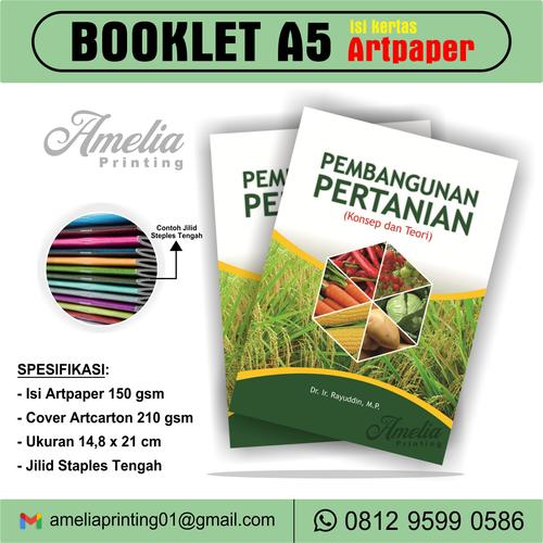 Jual Cetak booklet A5 / Print Booklet A5 / Print Buku A5 / isi Art ...