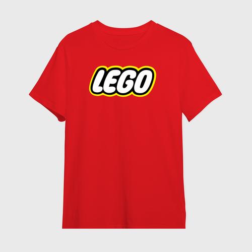 Promo Tshirt Kaos LEGO Merah Combed 30s Anak dan Dewasa - S ANAK 2-3 ...