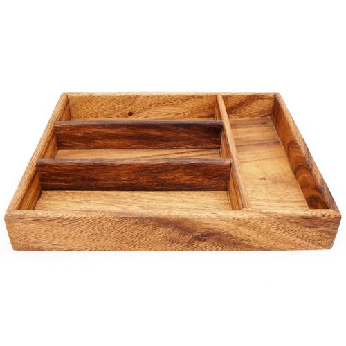 Jual Nicole's Natural BOX Cutlery Solid Wood Kotak Kayu Jati Sendok ...