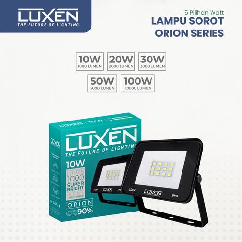 Jual LUXEN LAMPU SOROT LED ORION 10W 20W 30W 50W 100W 200W SNI ...